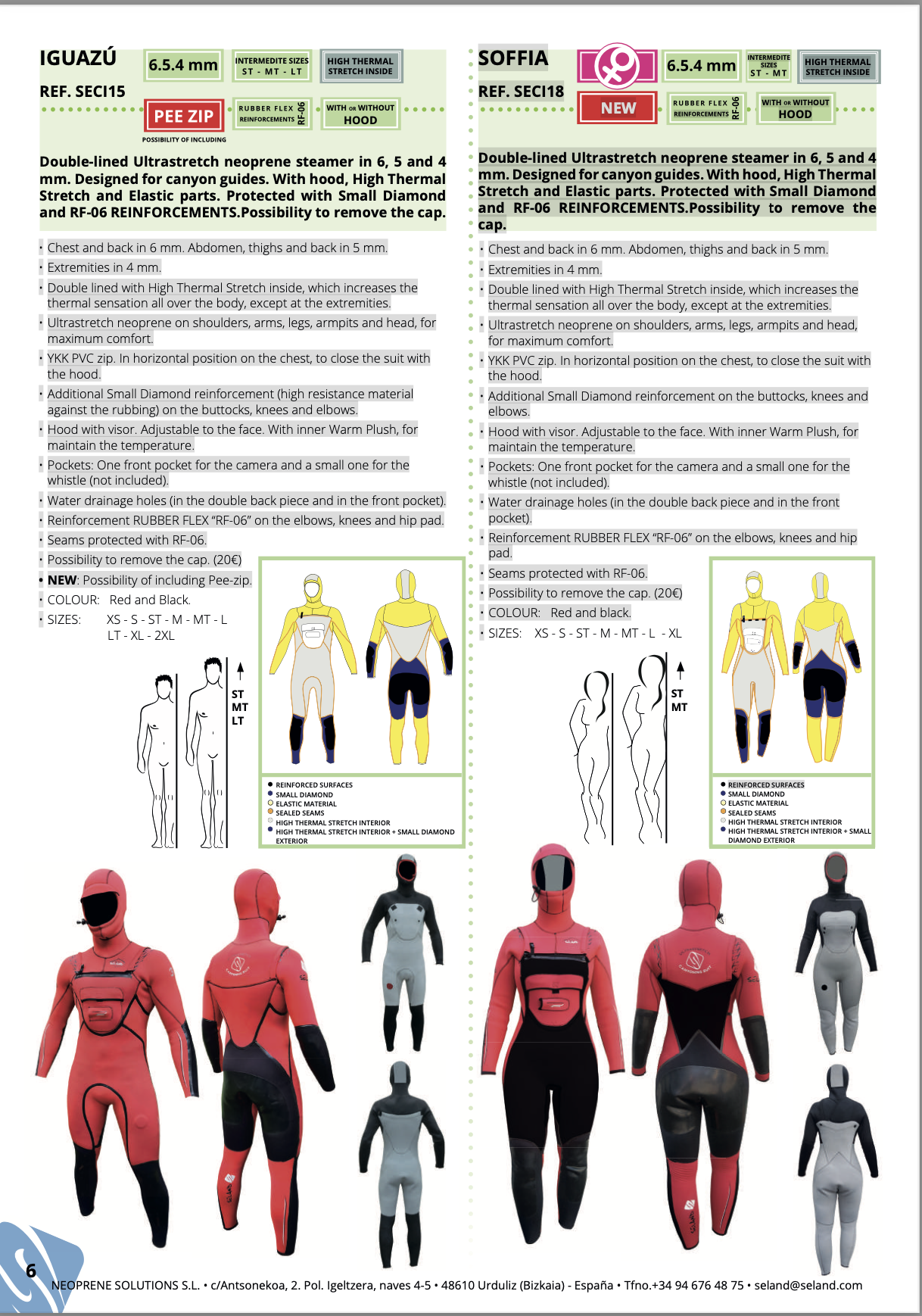 Canyoning Wetsuits - Access Gear Canyoning Wetsuits